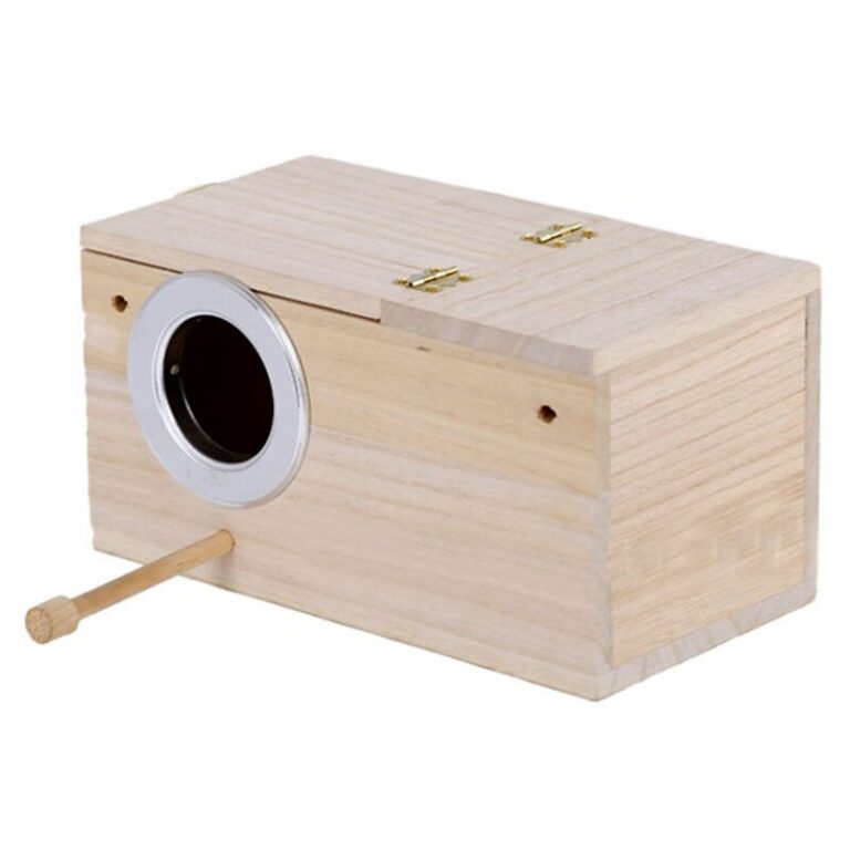 1pc Solid Wood Nesting Box Practical For Small Birds Budgies Finches ...