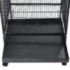 61inch Large Pet Bird Cage With Play Top Swivel Casters Slideout Trays ...