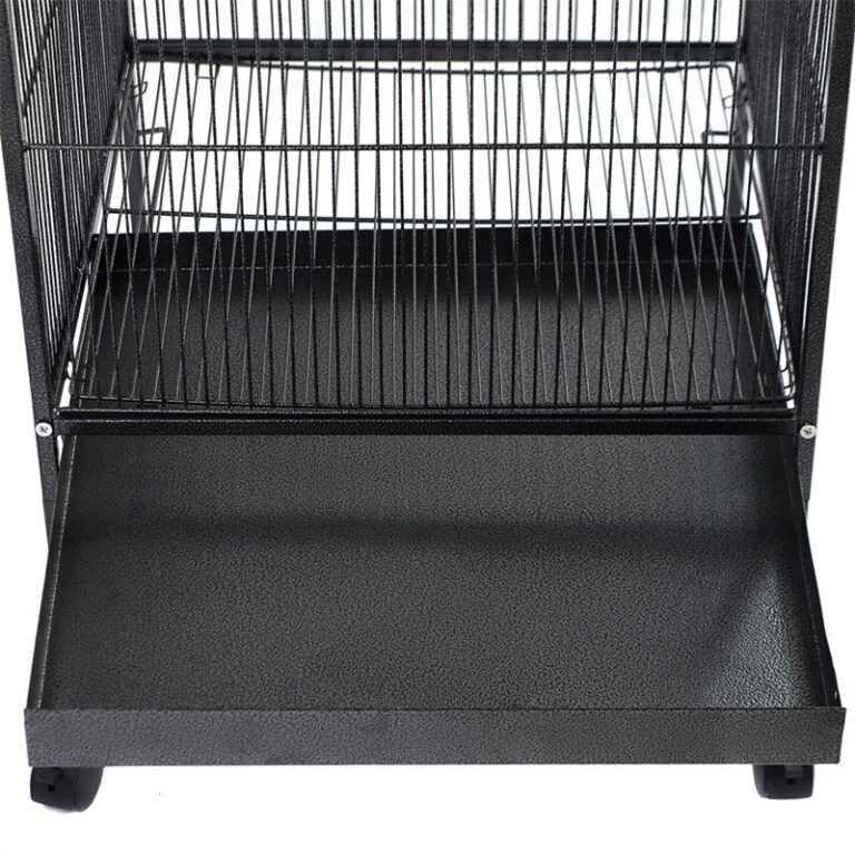 61inch Large Pet Bird Cage With Play Top Swivel Casters Slideout Trays ...