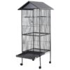 61inch Large Pet Bird Cage With Play Top Swivel Casters Slideout Trays ...