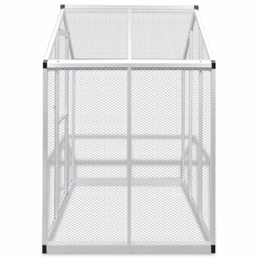 Spacious Aluminium Outdoor Aviary With Large Mesh For Multiple Birds ...