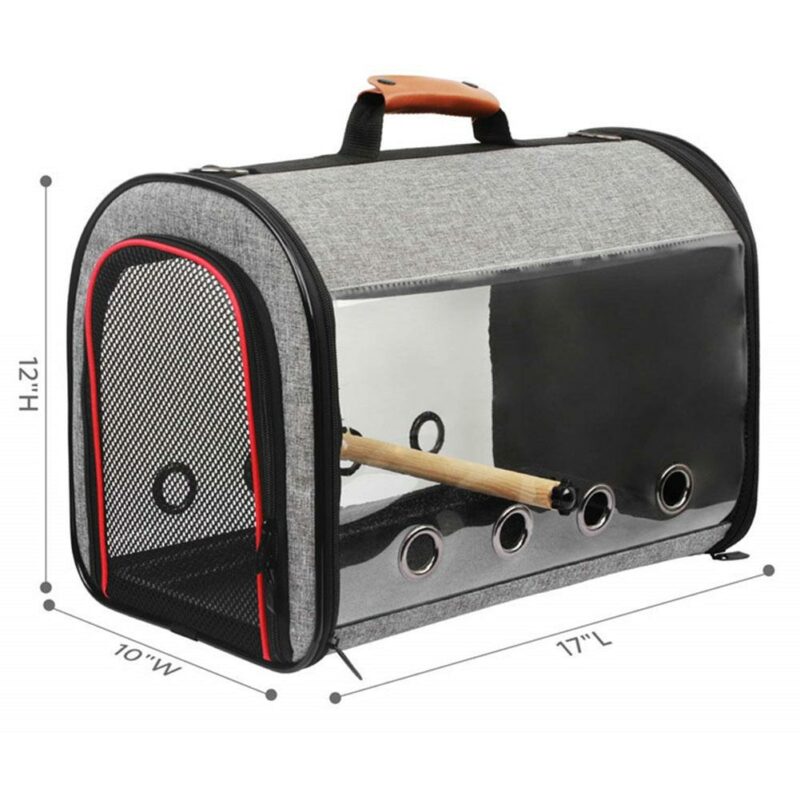 Outdoor Breathable Parrot Backpack 300d Canary Travel Cage Bird Carrier ...