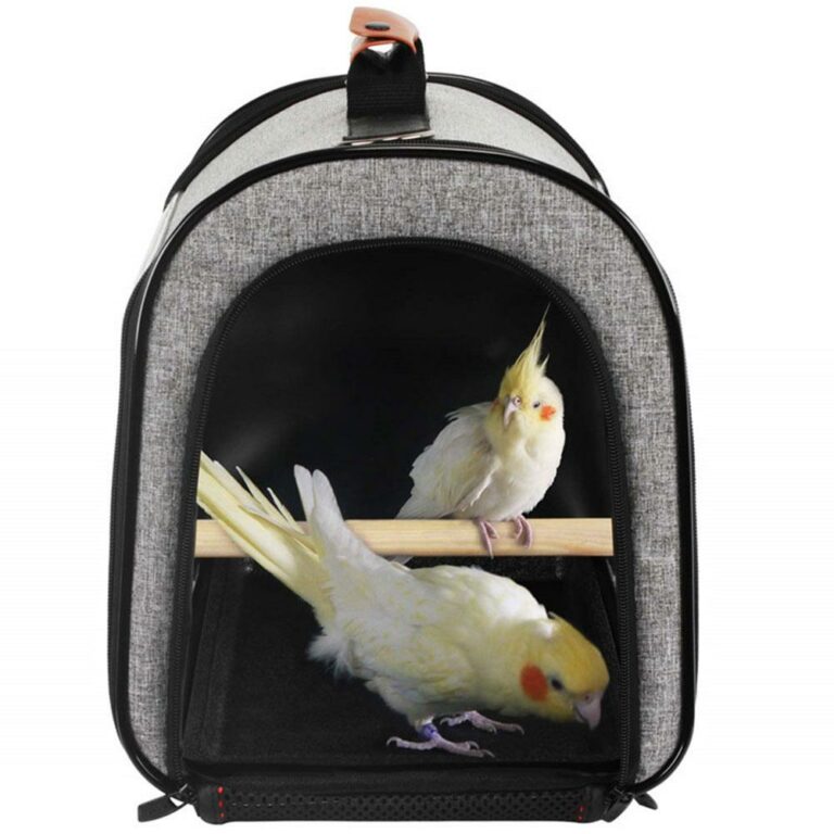 Outdoor Breathable Parrot Backpack 300d Canary Travel Cage Bird Carrier ...