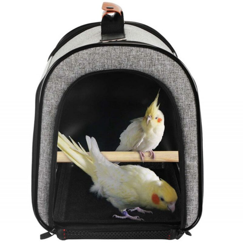 Outdoor Breathable Parrot Backpack 300d Canary Travel Cage Bird Carrier ...