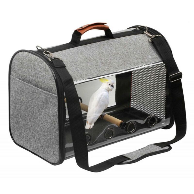 Outdoor Breathable Parrot Backpack 300d Canary Travel Cage Bird Carrier ...
