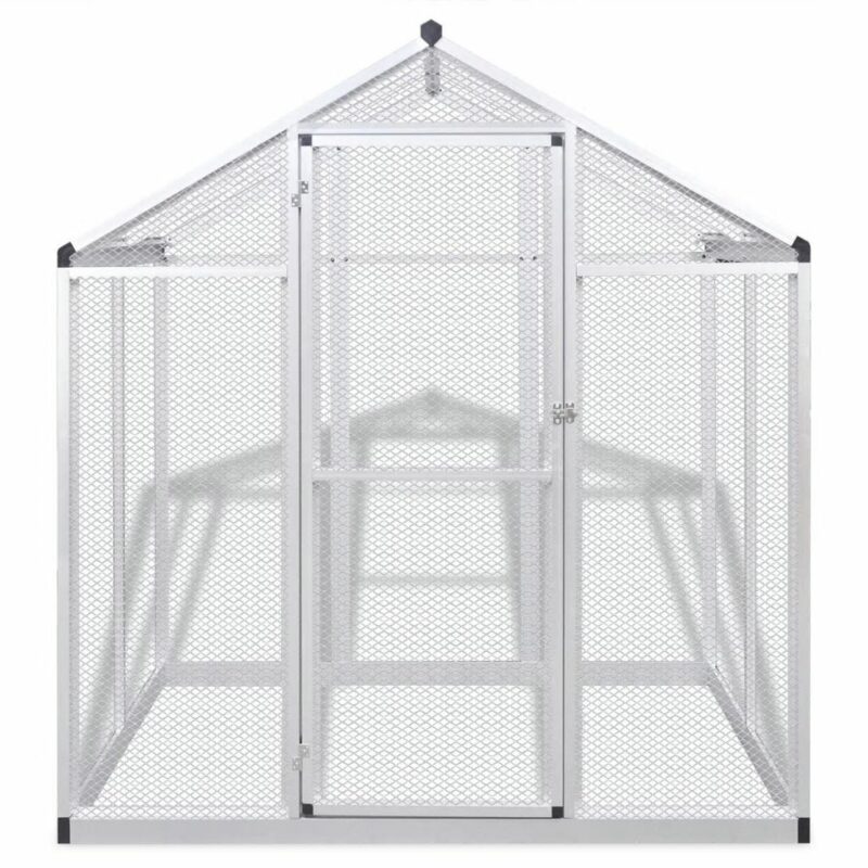 Aluminium Outdoor Aviary Spacious Bright Large Multibird Frame Mesh ...