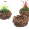 Handcrafted Natural Rattan Bird Nest Home Decorative Display Prop ...