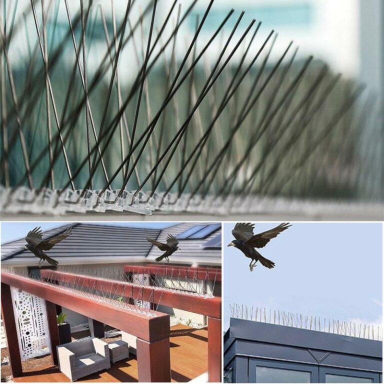 16piece Stainless Steel Bird Repellent Spikes For Roofs Orchards Pest ...