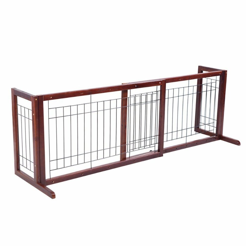 Adjustable Indoor Solid Wood Pet Playpen Freestanding Dog Fence Ps6090 ...