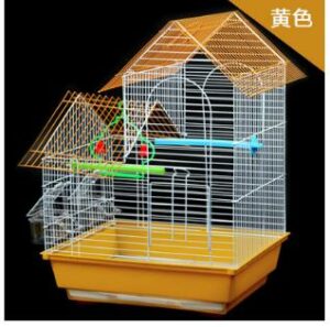 Large Metal Aviary Cage Iron Parrot Villa For Cockatiels Pet Birds ...