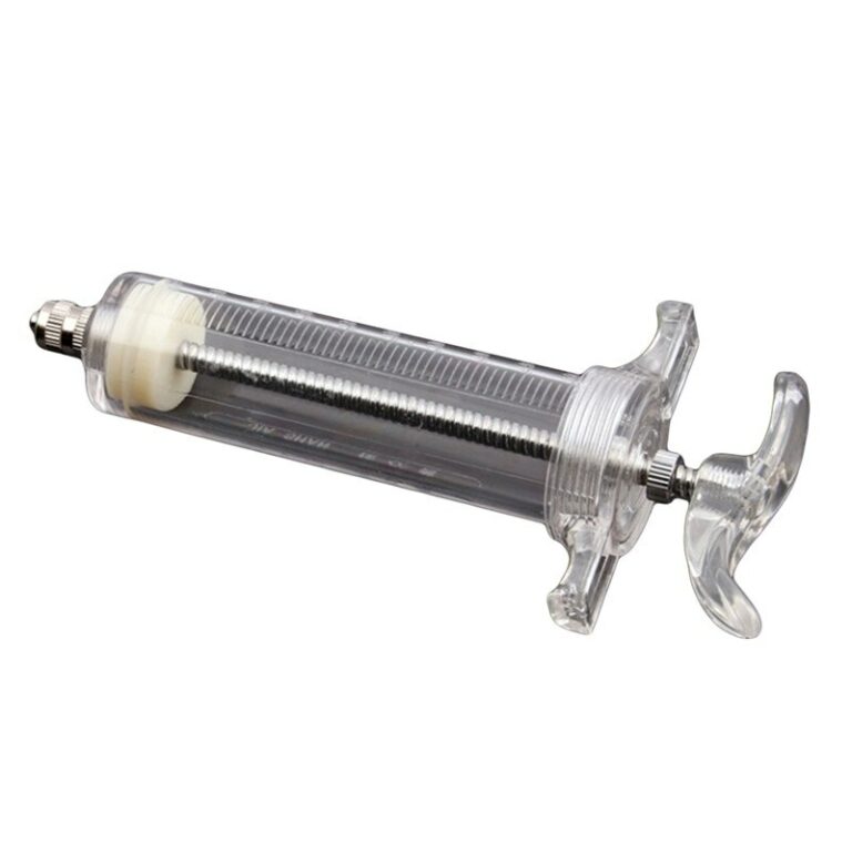 Small Pet Bird Feeding Syringe With Curved Gavage Needle For Medication ...