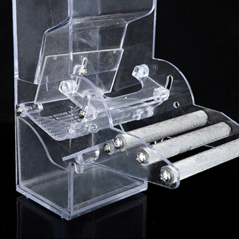 Automatic Acrylic Parrot Feeder Bird Cage Accessories For Parakeet ...