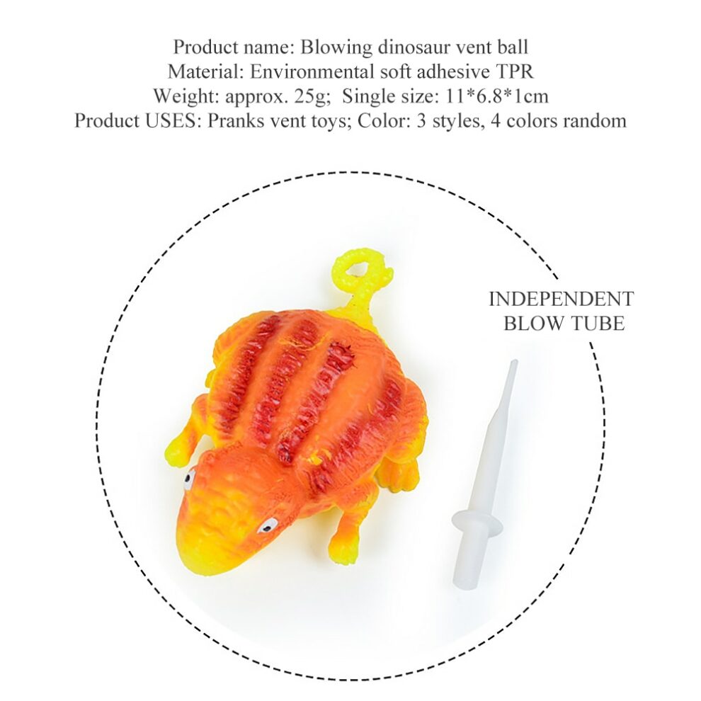 Kids Inflatable Dinosaur Water Balloon Toy Funny Squeeze Party Gift ...