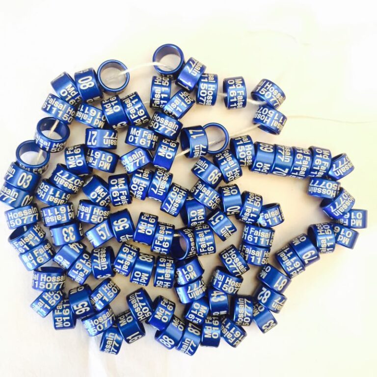 Customized Bird Leg Rings With Phone Number For Chicken Pigeon ...