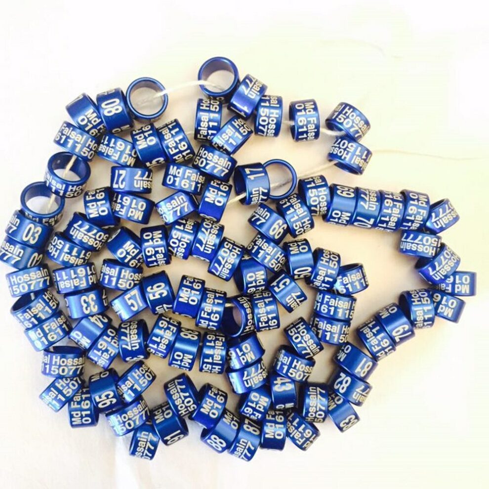 Goldfinch Pigeon Love Rings 3mm5mm Aluminum Bird Leg Bands ...