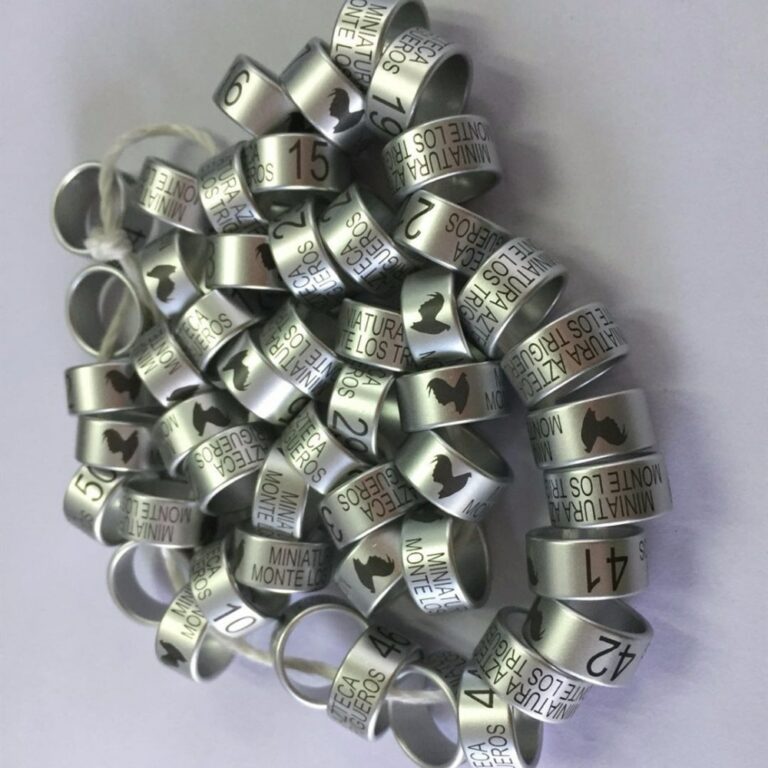 Goldfinch Pigeon Love Rings 3mm5mm Aluminum Bird Leg Bands ...