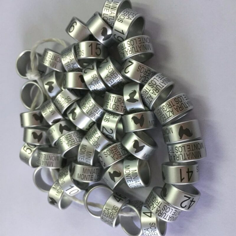 Goldfinch Pigeon Love Rings 3mm5mm Aluminum Bird Leg Bands ...