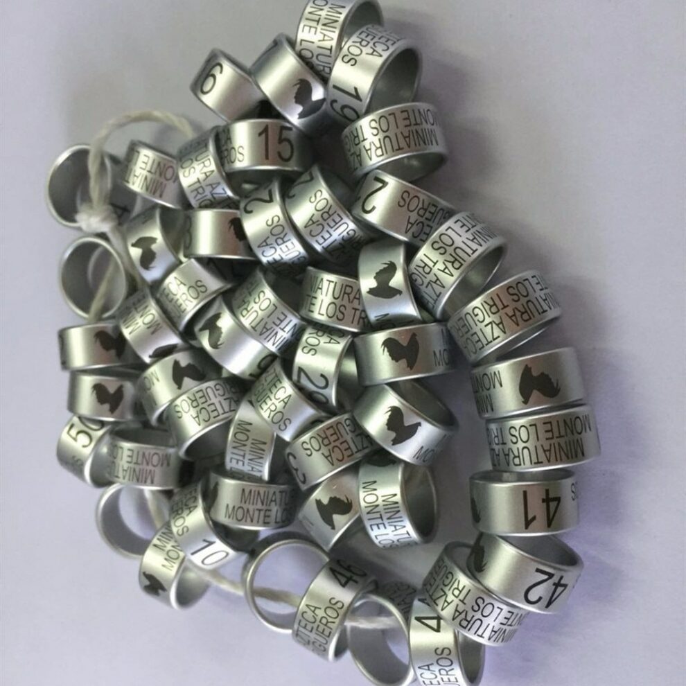 Goldfinch Pigeon Love Rings 3mm5mm Aluminum Bird Leg Bands ...