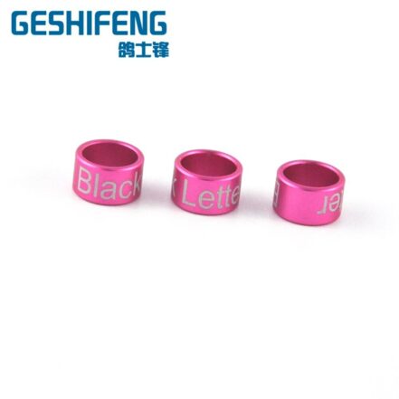 Aluminum Lovebird Budgie Leg Bands Rings Bird Identification Tools ...