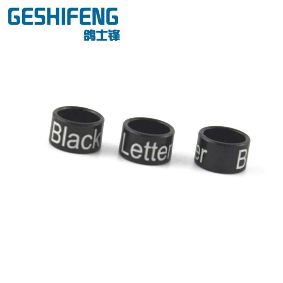 Aluminum Lovebird Budgie Leg Bands Rings Bird Identification Tools ...