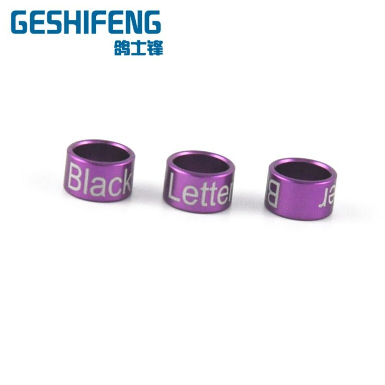 Aluminum Lovebird Budgie Leg Bands Rings Bird Identification Tools ...
