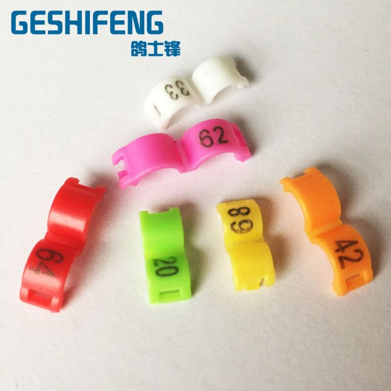 Quality 45mm Plastic Love Bird Leg Rings Bands Set - TheBirdLovers.com ...