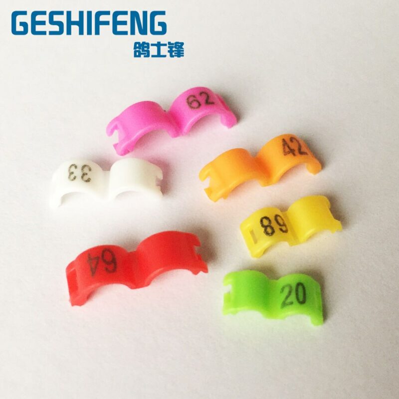 Quality 45mm Plastic Love Bird Leg Rings Bands Set - TheBirdLovers.com ...