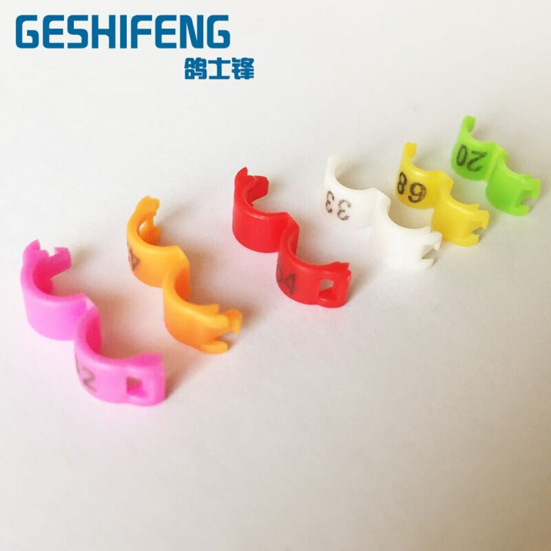 Quality 45mm Plastic Love Bird Leg Rings Bands Set - TheBirdLovers.com ...
