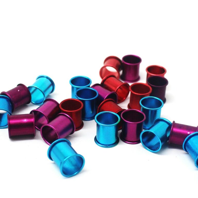 Aluminum Pet Bird Leg Rings 60 Pcs Pigeon Parrot Outdoor Flying ...