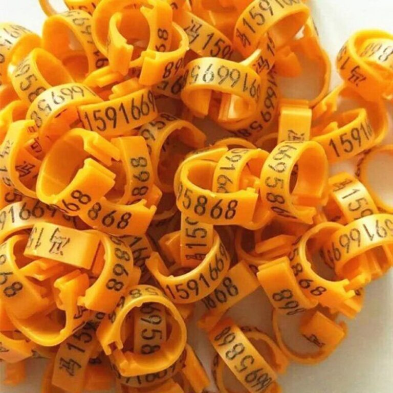 100pcs 8mm Customizable Racing Pigeon Leg Bands With Phone Number ...