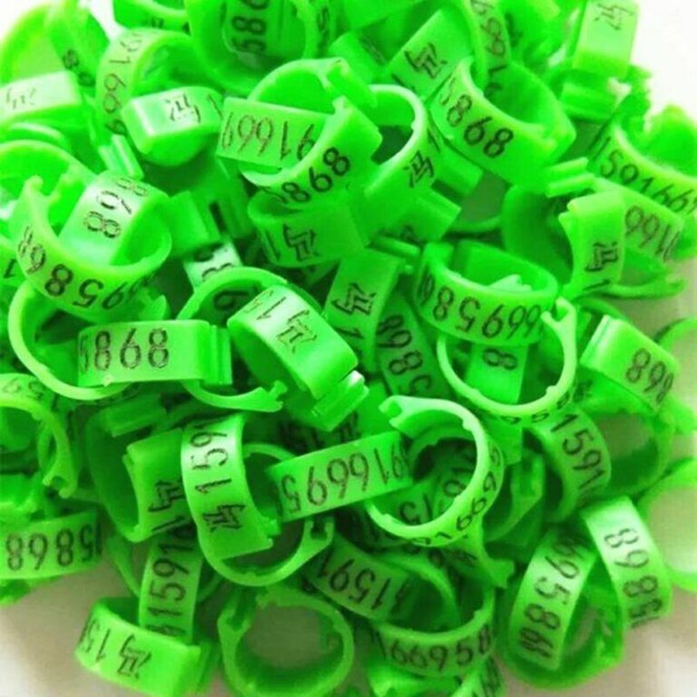 100pcs 8mm Customizable Racing Pigeon Leg Bands With Phone Number ...