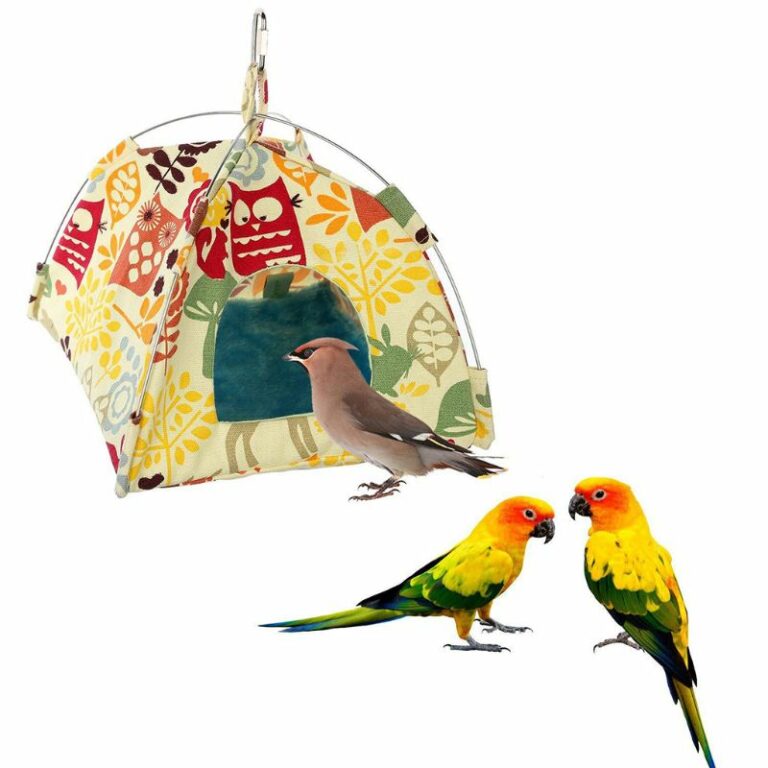 Parrot Nest Hammock Hanging Birdhouse Bed Parakeet Sleep Cave Tent ...