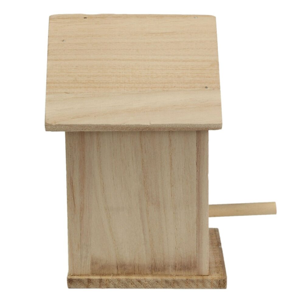 Diy Wooden Bird House Nest Box For Breeding Parrots Cockatiels ...