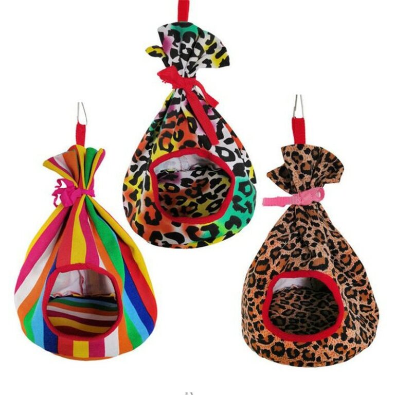 Parrot Nest Hammock Bed Hanging Bird Cave For Parakeet Sleep Habitat ...