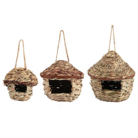 Cozy Plush Bird Tent Hanging Parrot Cage Bed Warm Sleep Cave ...