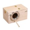 Wooden Bird Breeding Cage Nesting Box For Parakeets Finch Lovebird ...