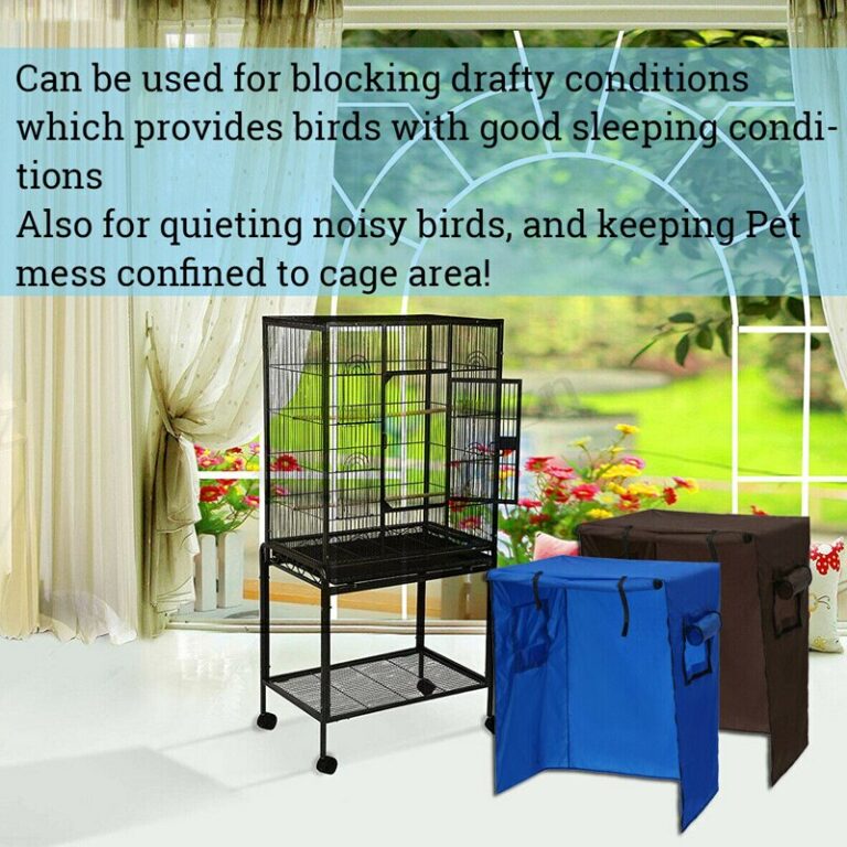 Waterproof Lightweight Bird Cage Cover Seed Catcher Guard For Aviary ...