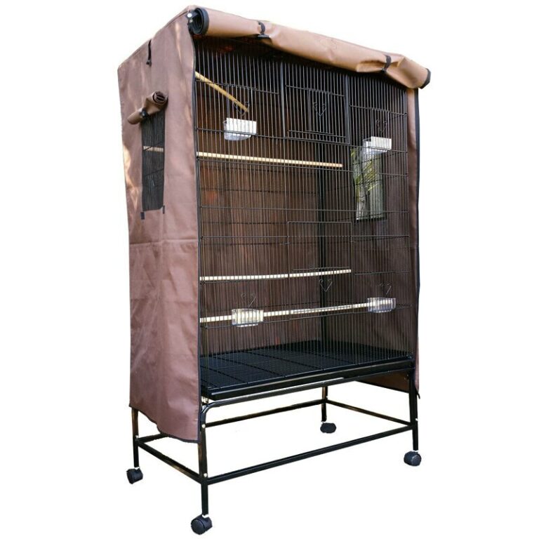 Waterproof Lightweight Bird Cage Cover Seed Catcher Guard For Aviary ...