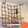 Parrot Climbing Net Swing Hammock 40x40cm Bird Chewing Biting Toy With ...