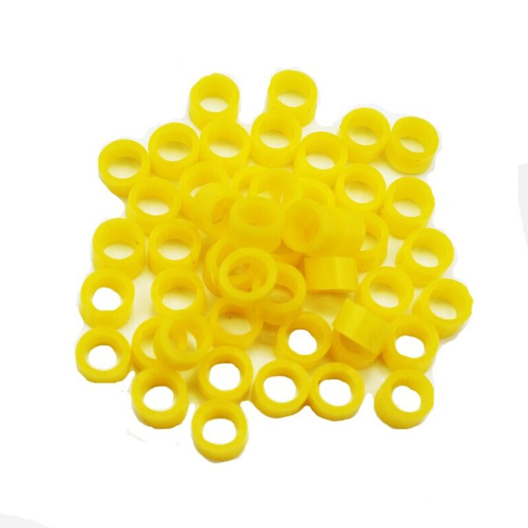 100pcs Parrot Finch Canary Gouldian Bird Leg Bands Assorted Sizes 25mm ...