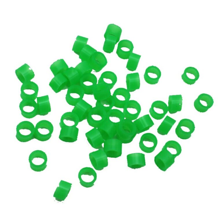 100pcs Parrot Finch Canary Gouldian Bird Leg Bands Assorted Sizes 25mm ...